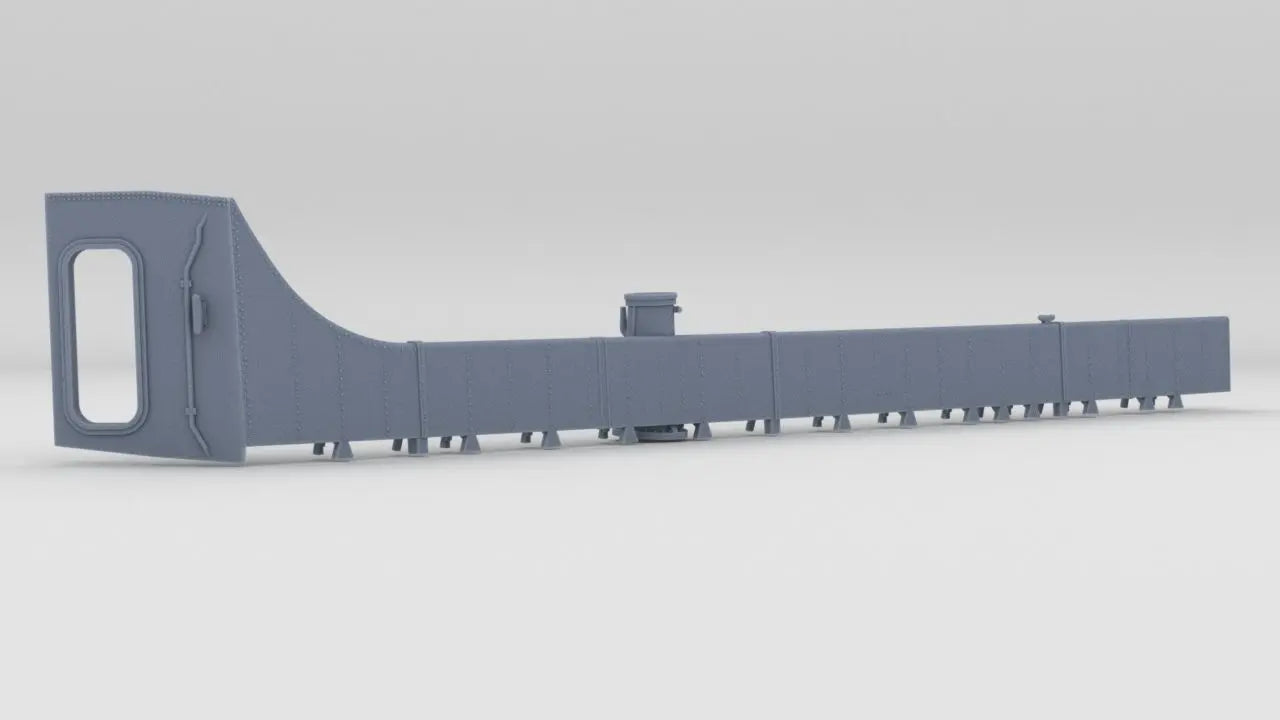 1/72 USS Kidd (DD-661) Bulwark Forward Port - distefan 3d print