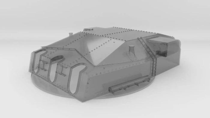 1/72 Scharnhorst 28cm SK C/34 Naval Turret "Caesar" KIT - distefan 3d print