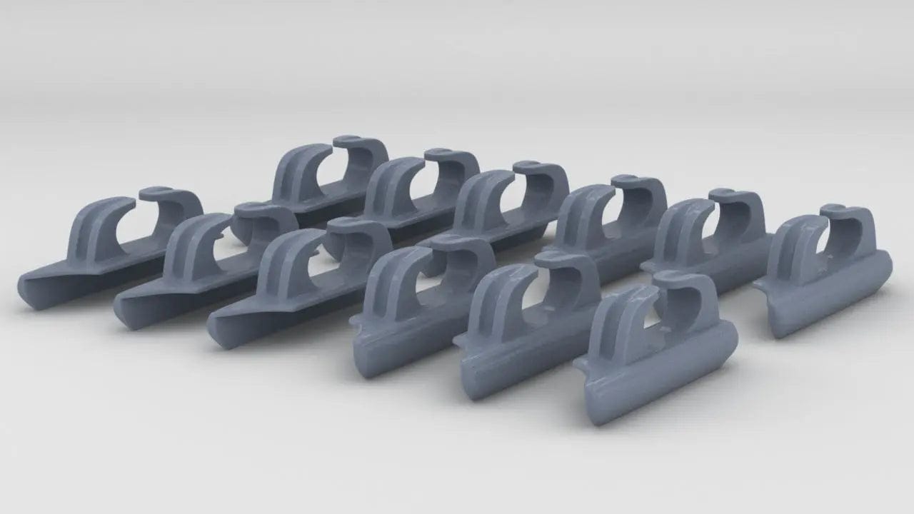 1/72 IJN Chock Typical Fairlead Set (12pcs) - distefan 3d print