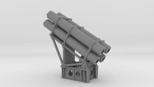 1/72 US Two Harpoon Missile Launchers - distefan 3d print