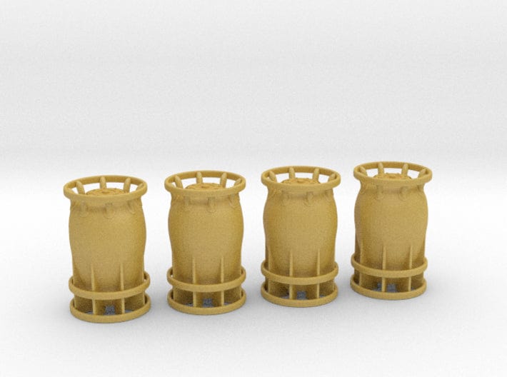1/72 USN Depth Charge Mk IX -200 lbs Set - distefan 3d print