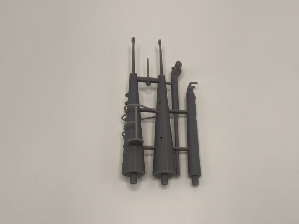 1/72 USS Balao Conning Tower Details - distefan 3d print
