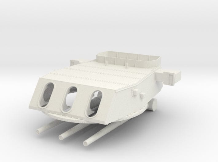 1/72 USS Iowa class 16"/50 Turret 2 SET - distefan 3d print