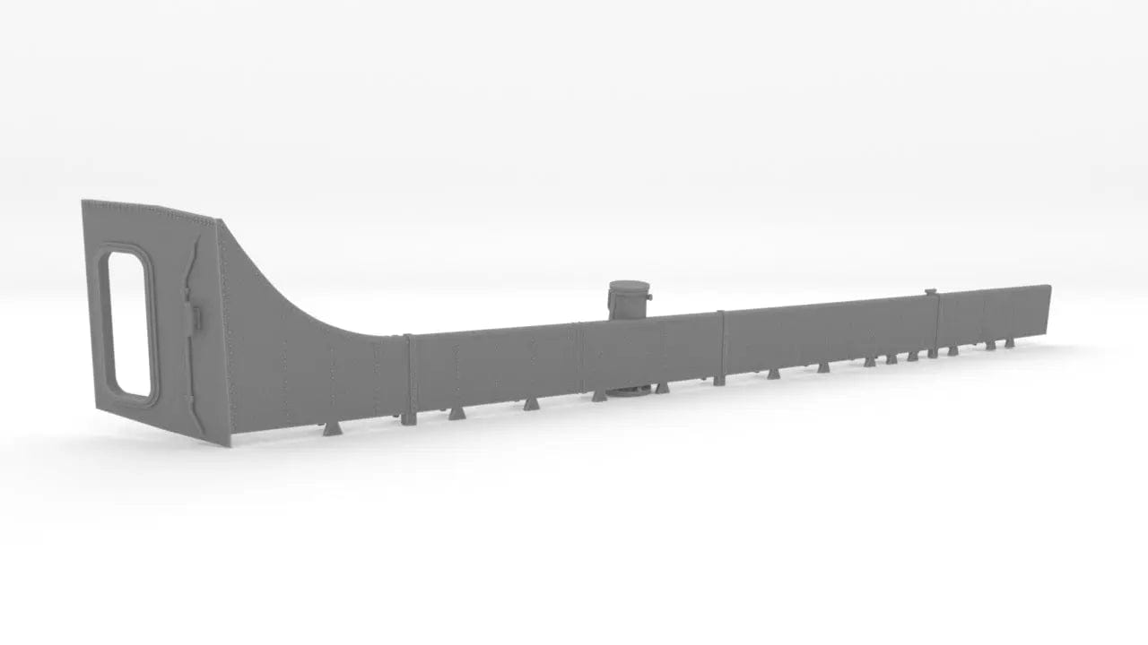 1/72 USS Kidd (DD-661) Bulwark Forward Port - distefan 3d print