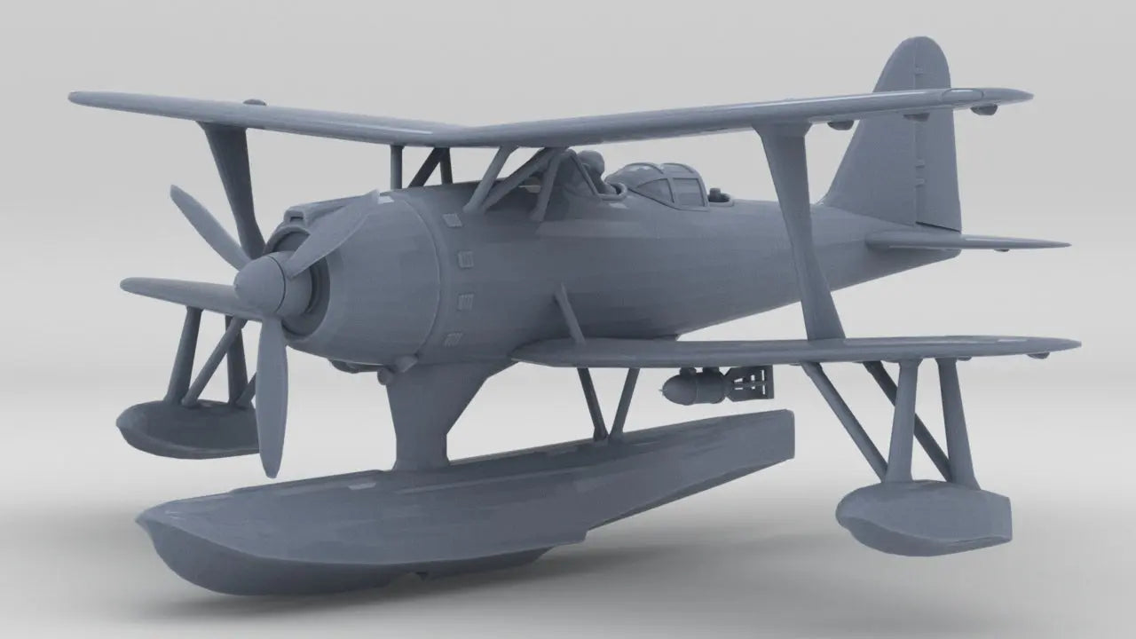 1/96 IJN Floatplane Mitsubishi "Pete" F1M2 - distefan 3d print