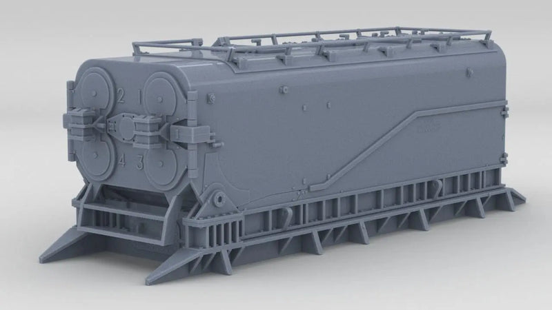 1/96 US Tomahawk Missile - Armored Box Launcher - distefan 3d print