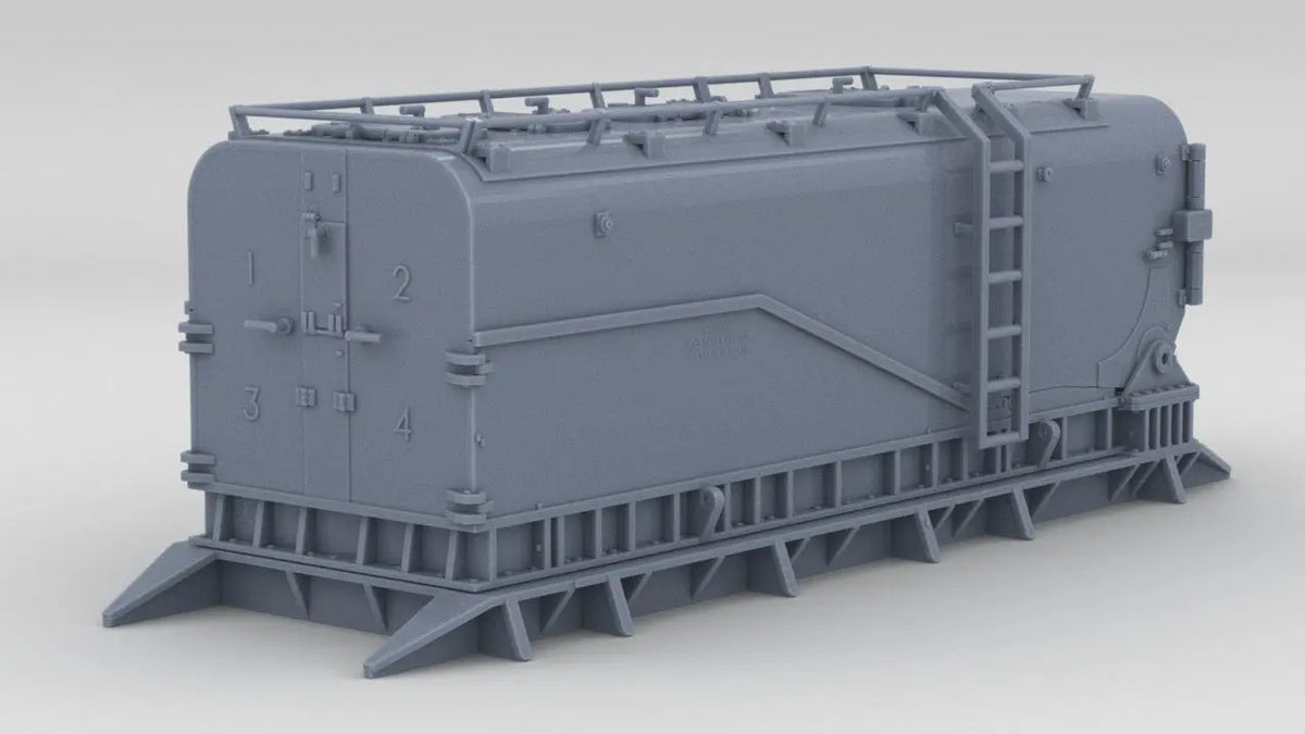 1/96 US Tomahawk Missile - Armored Box Launcher - distefan 3d print