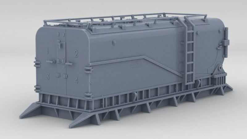 1/96 US Tomahawk Missile - Armored Box Launcher - distefan 3d print