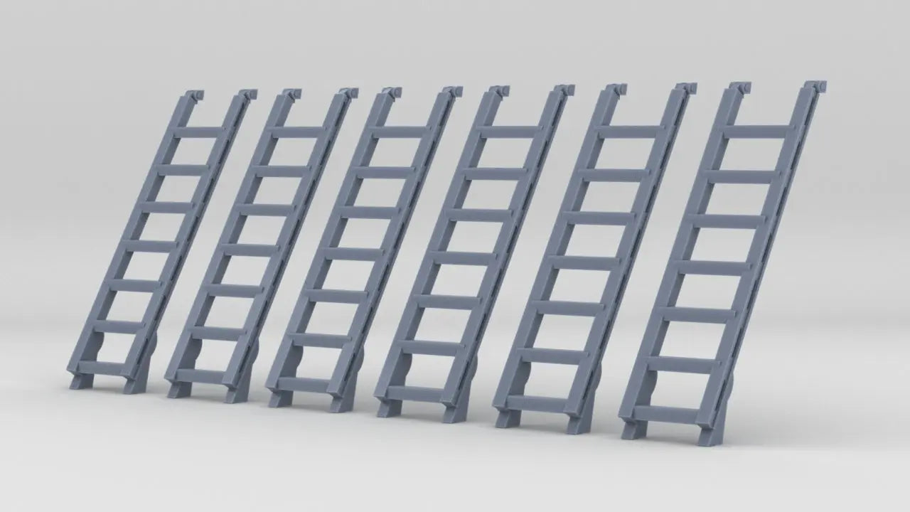 1/96 US Typical Ladders Set (6pcs) - distefan 3d print
