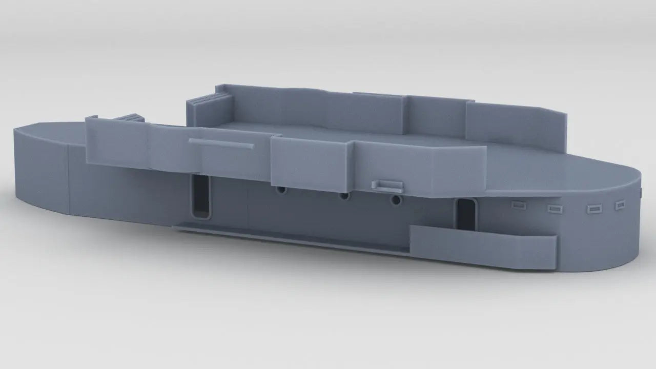 1/96 USS Cleveland (CL-55) Forward Deck 3 - distefan 3d print