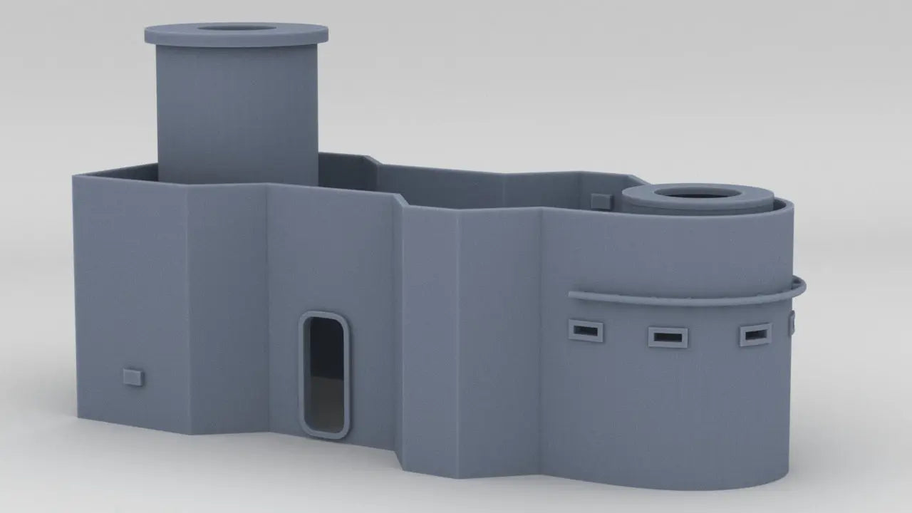 1/96 USS Cleveland (CL-55) Forward Deck 5 - distefan 3d print