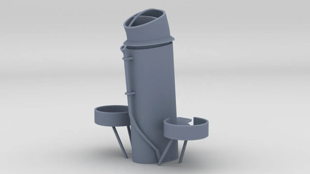 1/96 USS Cleveland (CL-55) Forward Funnel - distefan 3d print