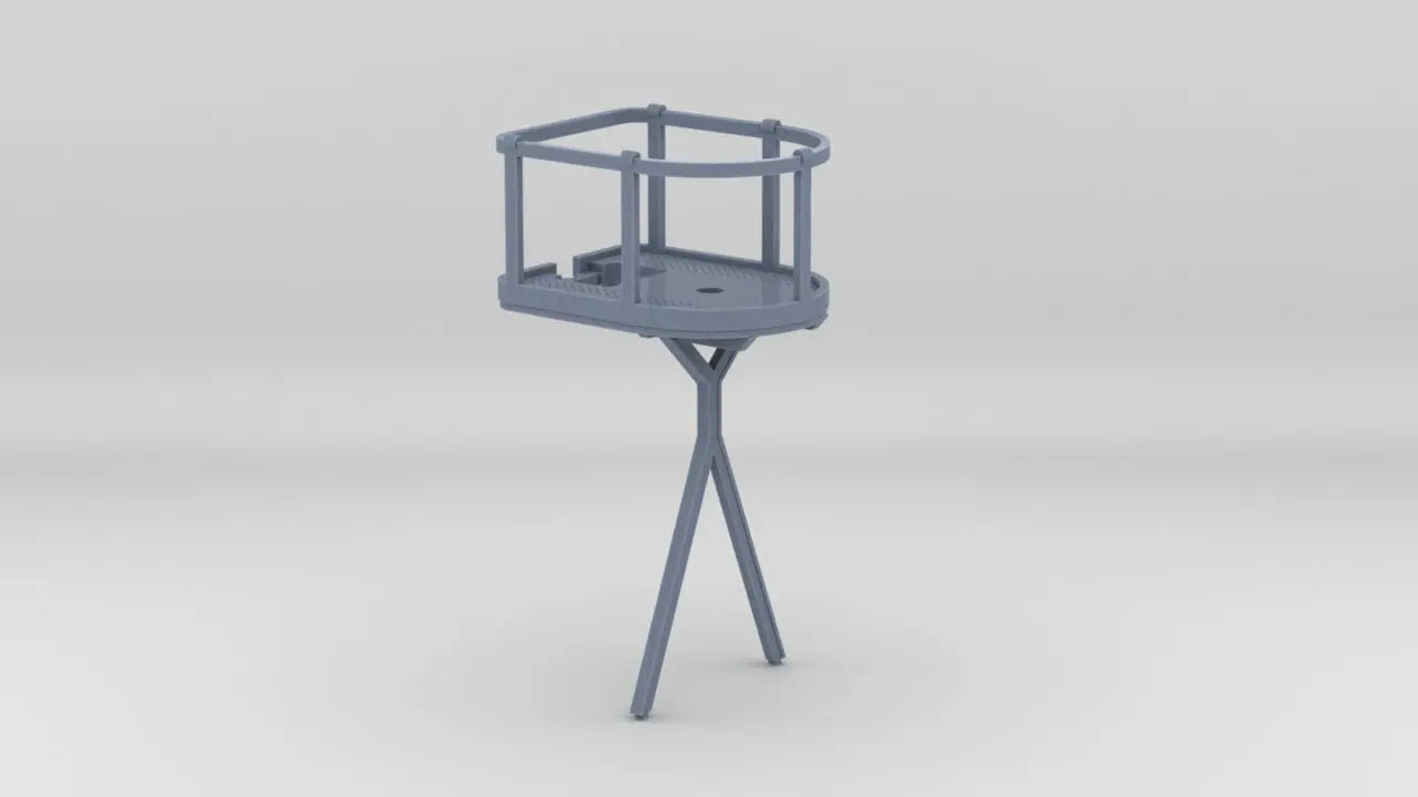 1/96 USS Ward Forward Mast Platform - distefan 3d print
