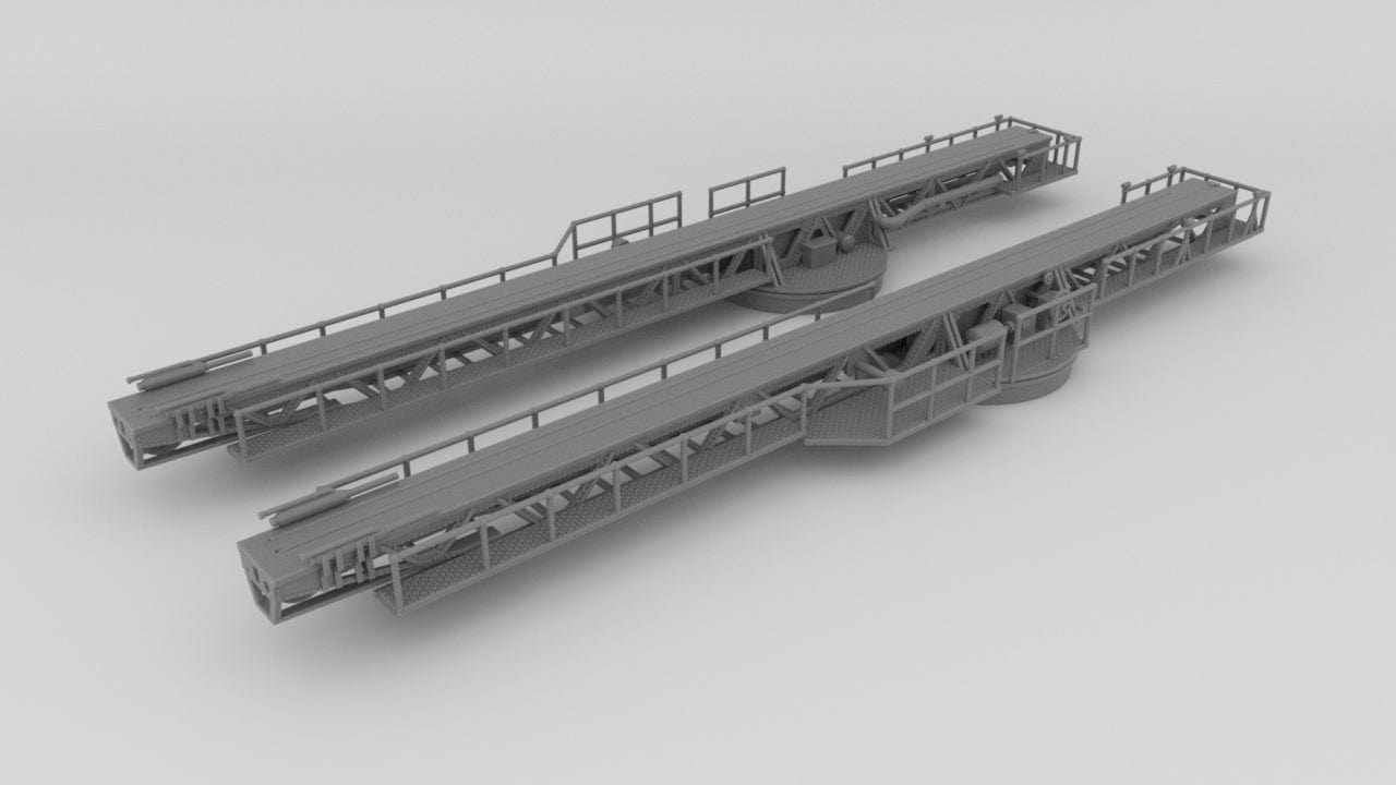 1/96 USN P-6 Catapult Set 2pcs - distefan 3d print