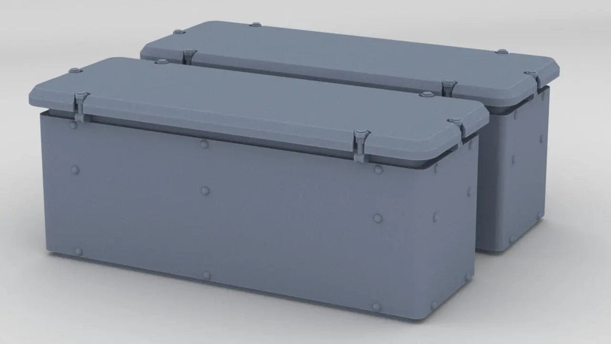 1/96 USN 40mm Ammo Box Set (2pcs) - distefan 3d print