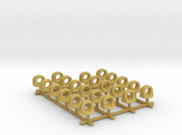 1/96 USN fairlead towing chock set 22pcs - distefan 3d print