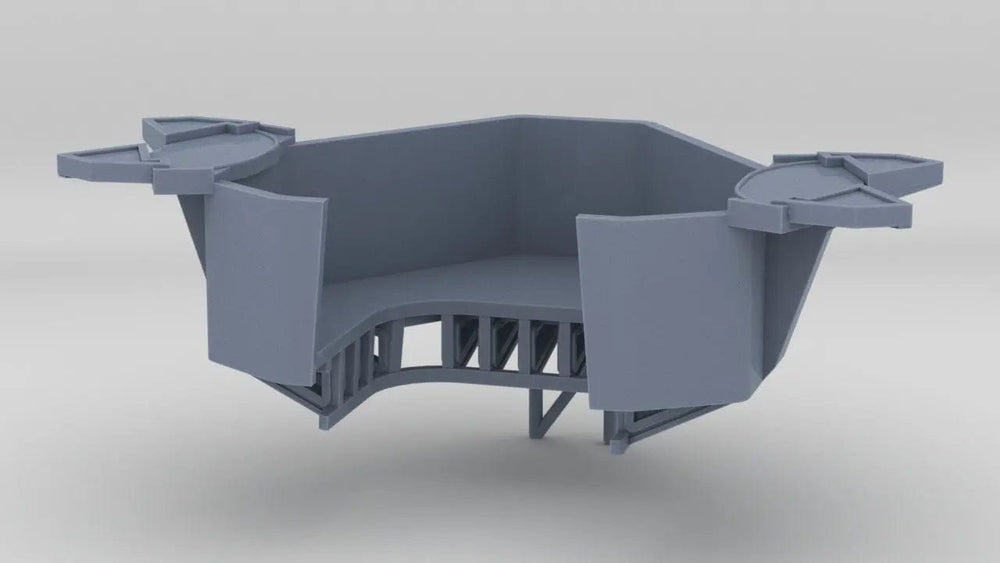 1/96 USS Iowa '84 Forward Deck 10 - distefan 3d print