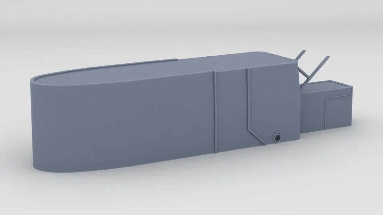 1/96 USS Iowa '84 Forward Deck 7 - distefan 3d print